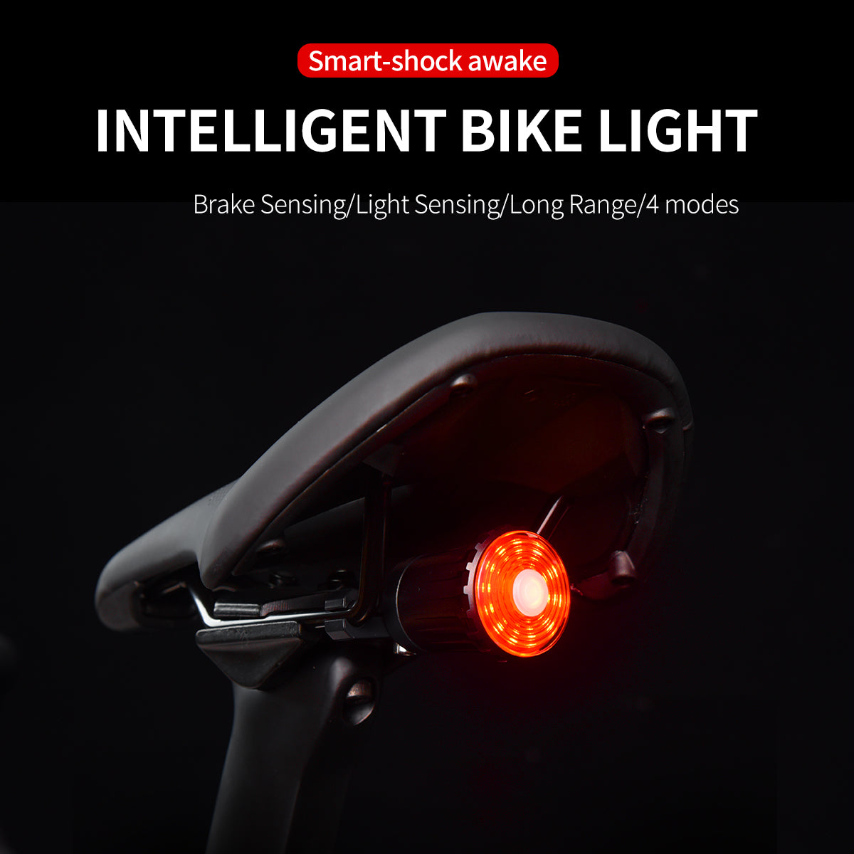 Bike Tail Light Smart|Rear Bike Light|Mini Bicycle Brake Light-KOOTU ...