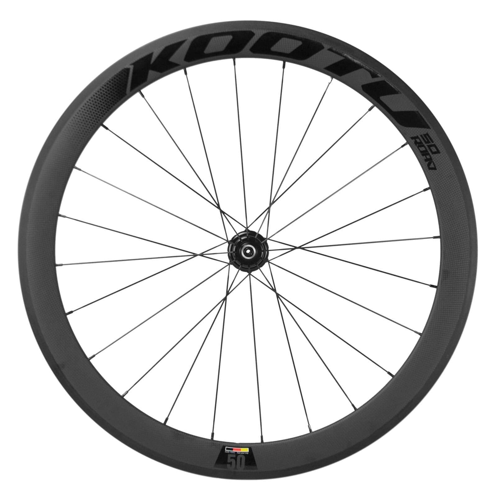 KOOTU Road Bike Carbon Rims700c Light Weight Carbon Road Bike Wheels ...
